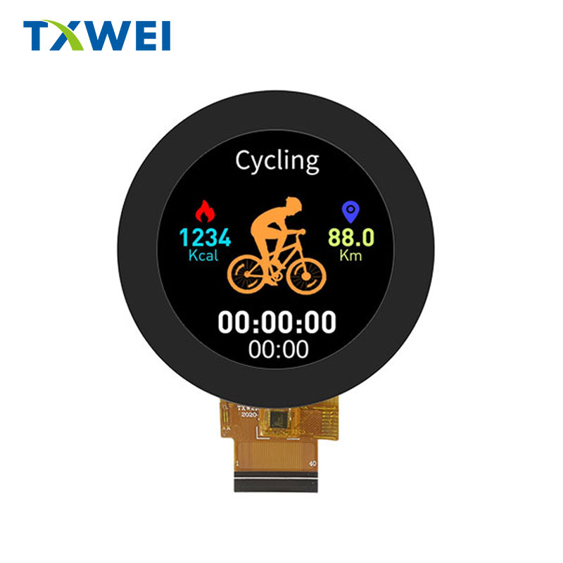 2.1 inch capacitive touch circular TFT LCD display screen - 深圳市天显威科技有限公司