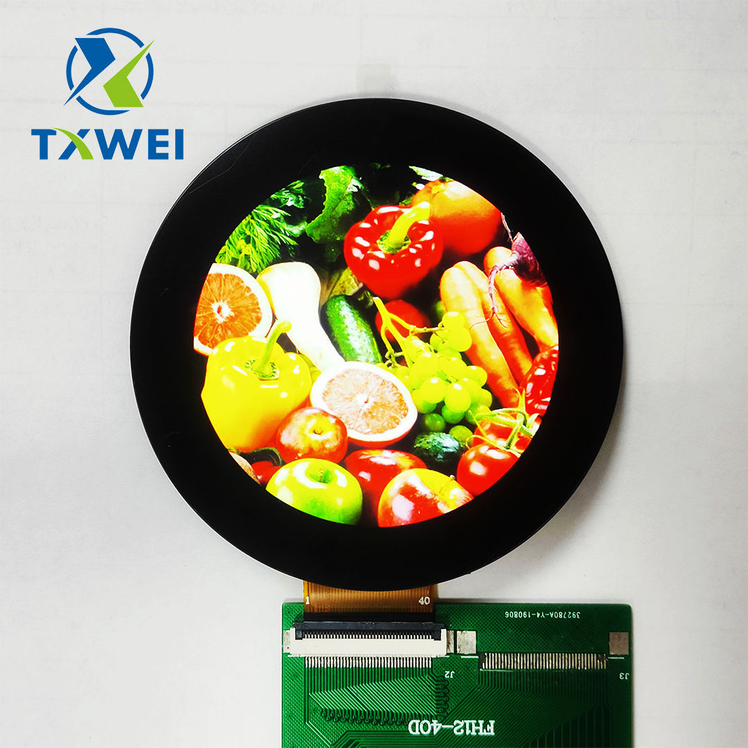 2.1寸圆形全彩色TFT液晶显示屏 - 深圳市天显威科技有限公司